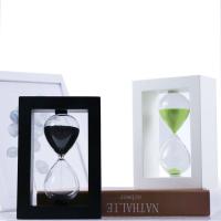 China 30 Second Sand Timer Hourglass Stool Wood Custom for Business Gifts for sale