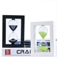 China 30 Second Sand Timer Hourglass Stool Wood Custom for Business Gifts for sale