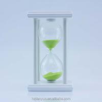 China Traditional Wooden Hourglass Sand Clock 30 Minutes Size Customized for sale