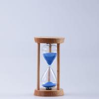 China Three Pillar Wooden Hourglass Customized Antique Sand Timer for Gift for sale
