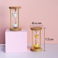 China Classical Wooden Hourglass Sand Clock For Desktop / Bedroom for sale