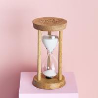 China Classical Wooden Hourglass Sand Clock For Desktop / Bedroom for sale