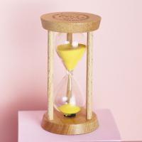 China Classical Wooden Hourglass Sand Clock For Desktop / Bedroom for sale