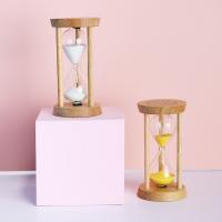China Classical Wooden Hourglass Sand Clock For Desktop / Bedroom for sale