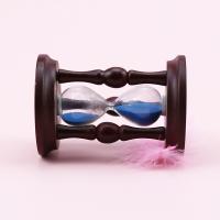 China OEM ODM Wooden Hourglass Modern Sand Clock Craft For Decorating / Timing for sale
