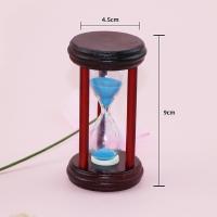 China Customized Wooden Hourglass 2 Minute Vintage Sand Clock Hourglass for sale