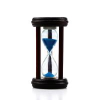 China Customized Wooden Hourglass 2 Minute Vintage Sand Clock Hourglass for sale