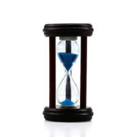 China Customized Wooden Hourglass 2 Minute Vintage Sand Clock Hourglass for sale