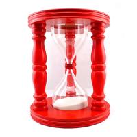 China Luxury Wooden Hourglass 15 Minute - 24 Hour Glass Timer Logo Customized for sale