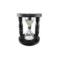 China 8 Hour Sand Timer Hourglass Stool Wood Color Customized ODM for sale