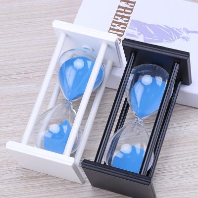 China Home / Office Decor Wooden Hourglass 60 Minutes Sand Timer for sale