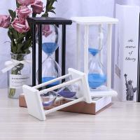 China Home / Office Decor Wooden Hourglass 60 Minutes Sand Timer for sale