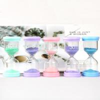 China Wholesale price 5 minute 10 minute hourglass colored sand glass decorative hourglass glass sandtimers hourglass for sale