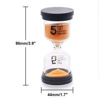 China Eco Friendly Small Hourglass  1-30 Minutes Board Game Timer For Kids for sale