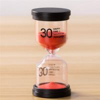 China Eco Friendly Small Hourglass  1-30 Minutes Board Game Timer For Kids for sale