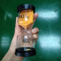 China Black Cover Hour Glass Egg Timer 1 Minute - 24 Hours Sand Clock Hourglass for sale