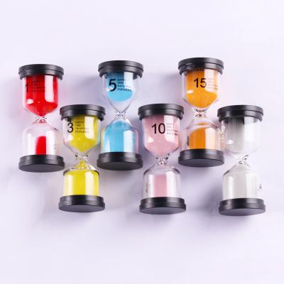 China Simple Small Hourglass Sand Clock 1min 2min 3min 5min 10min 15min 30min Cool Sand Timer for sale