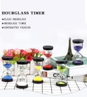 China clear Small Hourglass Colorful Sand Hour Clock  For Kids Play for sale