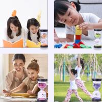 China 6 Colors Digital Hourglass Timer , Quicksand Hourglass Zandloper for sale