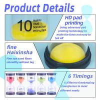 China Modern Small Sand Clock Hourglass 1 3 5 Minute Hourglass Timer Free Sample for sale