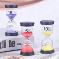 China Modern Small Sand Clock Hourglass 1 3 5 Minute Hourglass Timer Free Sample for sale
