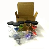 China Custom Hourglass Sand Timer 1 Minute - 30 Minutes 6 Pcs Sand Timer Hourglass Set for sale