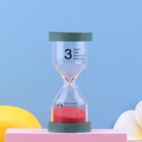 China Home Decor Resin Yoga Hourglass Shaped Fruit Mini Hourglass Timer for sale