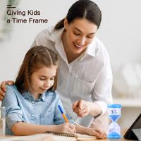 China Colorful Plastic Sand Timer Clock 2 3 5 10 15 30 Min Kids Game Hourglass for sale