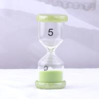 China Colorful Plastic Sand Timer Clock 2 3 5 10 15 30 Min Kids Game Hourglass for sale