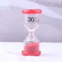 China Colorful Plastic Sand Timer Clock 2 3 5 10 15 30 Min Kids Game Hourglass for sale