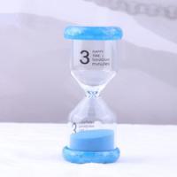 China Colorful Plastic Sand Timer Clock 2 3 5 10 15 30 Min Kids Game Hourglass for sale