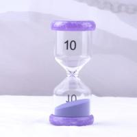 China Colorful Plastic Sand Timer Clock 2 3 5 10 15 30 Min Kids Game Hourglass for sale