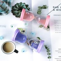 China Decoration Small Hourglass Shower Timer Green Blue Purpel Pink Color for sale