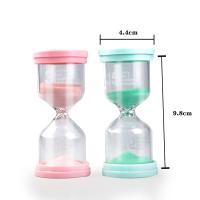 China Decoration Small Hourglass Shower Timer Green Blue Purpel Pink Color for sale