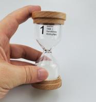 China 6pcs Pack Set Small Hourglass 1 3 5 10 15 20 30 Minutes For Kids Time Management for sale