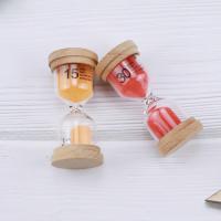 China SGS 1-30 Min Wood Hour Glass Timer , Personalized Sand Timer Hourglass for sale