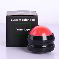 China Full Body Manual Massage Ball Roller  170g Customized Logo With Base for sale