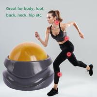 China Full Body Manual Massage Ball Roller  170g Customized Logo With Base for sale