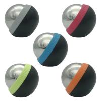 China Handheld Stainless Steel Massage Ball D54mm Cold Therapy Massage Roller for sale