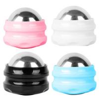 China Handheld Stainless Steel Massage Ball D54mm Cold Therapy Massage Roller for sale