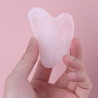 China Rose Quartz Crystal Face Jade Roller Anti Aging Logo Customized for sale