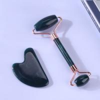 China 56g Rose Quartz Facial Roller , Jade Massage Roller For Face Massage for sale