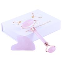 China Pink Face Massager Roller , Jade Massager Roller OEM ODM Service for sale