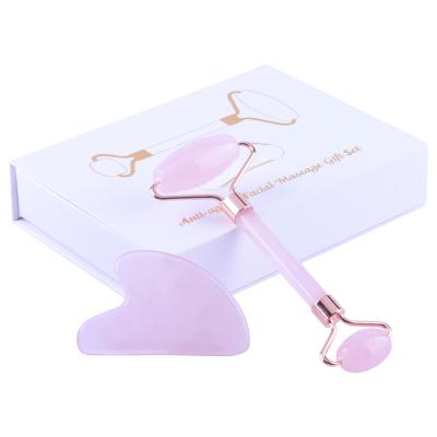 China Pink Face Massager Roller , Jade Massager Roller OEM ODM Service for sale