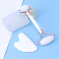 China Pink Face Massager Roller , Jade Massager Roller OEM ODM Service for sale