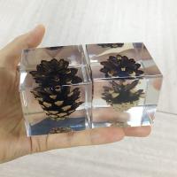 China Factory Cheap Paperweights Custom Artwork Craft Clear Acrylic Block Crafts Acrylic Resin Crystal Paper Weight for sale