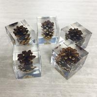 China Factory Cheap Paperweights Custom Artwork Craft Clear Acrylic Block Crafts Acrylic Resin Crystal Paper Weight for sale