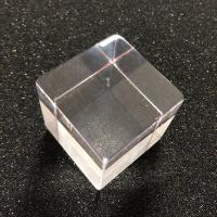 China Souvenir Clear Resin Cube , Folk Art Acrylic Resin Flower Cube for sale