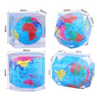 China Polygonal Cylindrical Plexiglass Crystal Globe Paperweight , Clear Resin Paperweight for sale