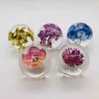China Home Decoration Dandelion Paper Weight , Acrylic Flower Resin Paperweight for sale